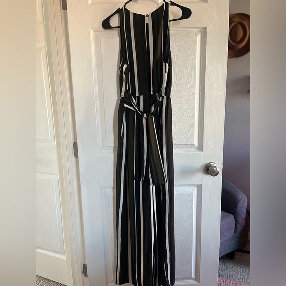 Everly | Pants & Jumpsuits | Everly Vertical Stripe Jumpsuit | Poshmark